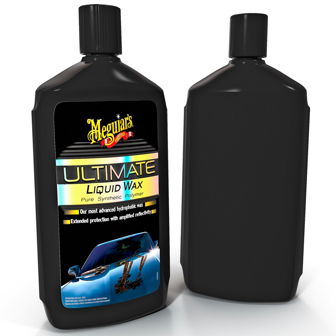 3ds max ultimate liquid wax bottle