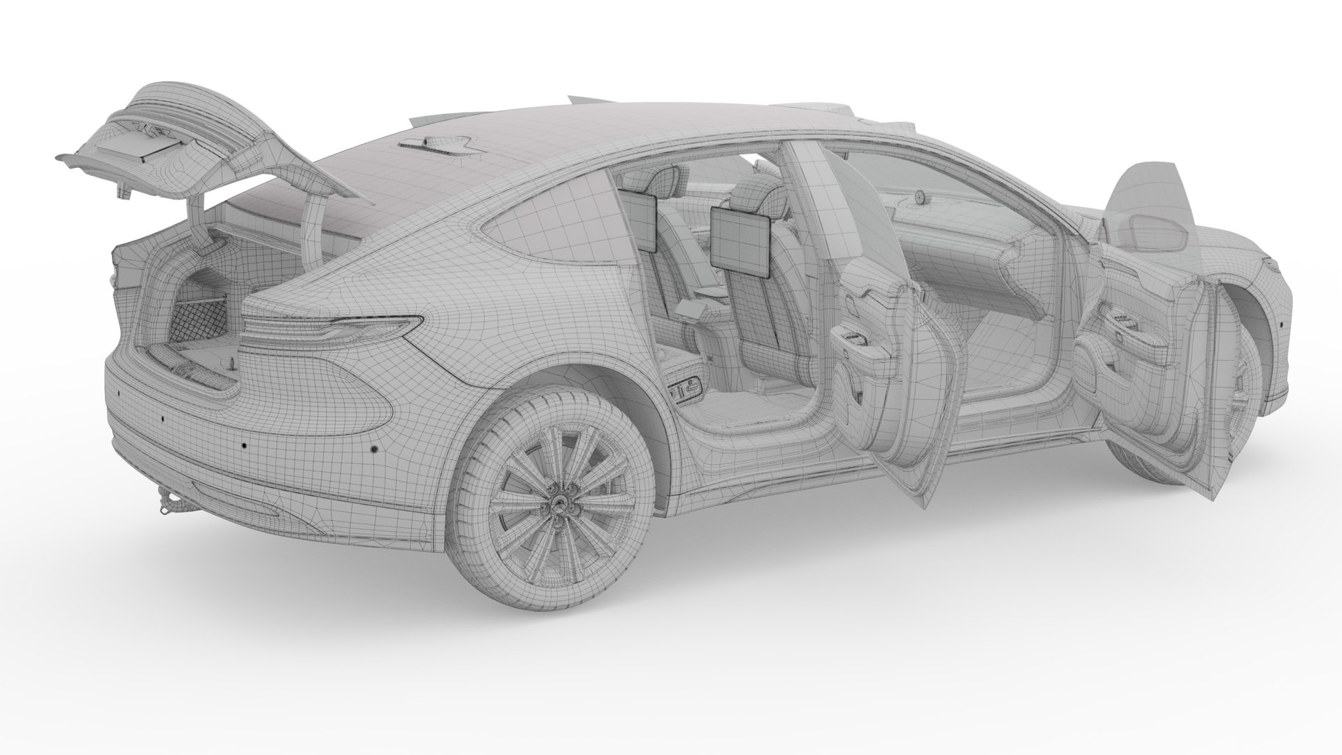 2024 NIO ET7 With Interior 3D Model - TurboSquid 2255601