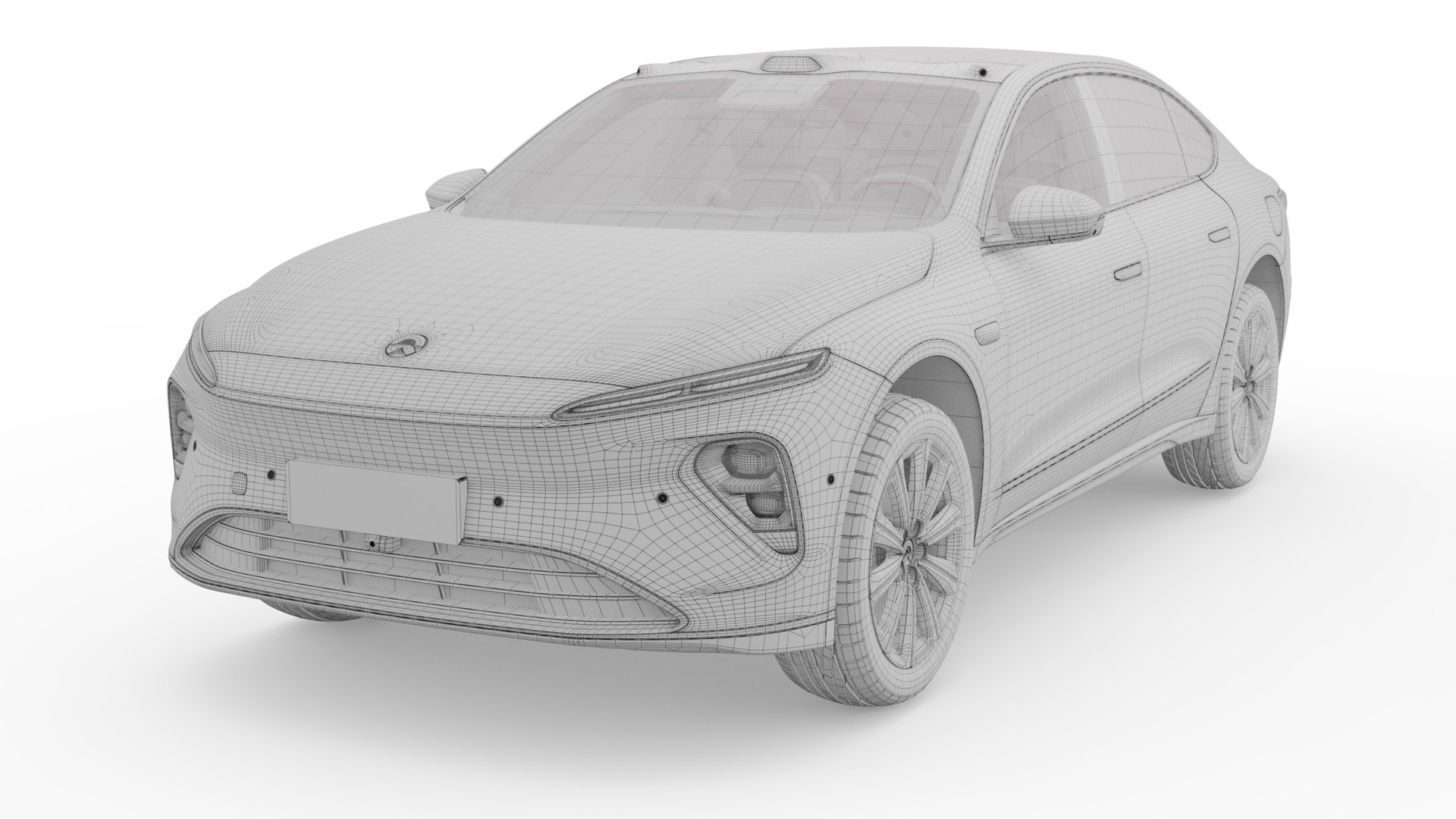 2024 NIO ET7 With Interior 3D Model - TurboSquid 2255601