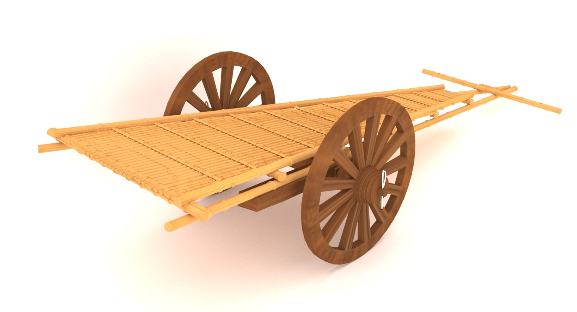 Cow carriage 3D model - TurboSquid 1510287