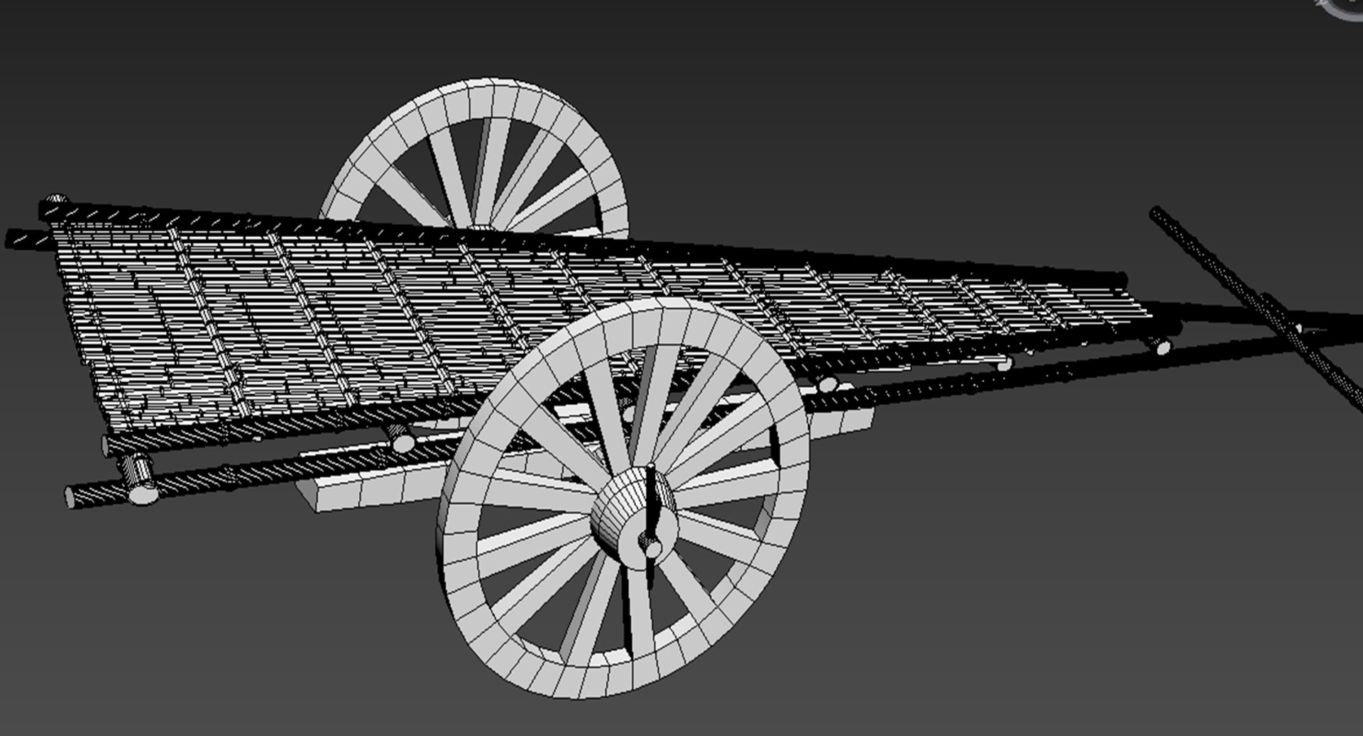 Cow carriage 3D model - TurboSquid 1510287