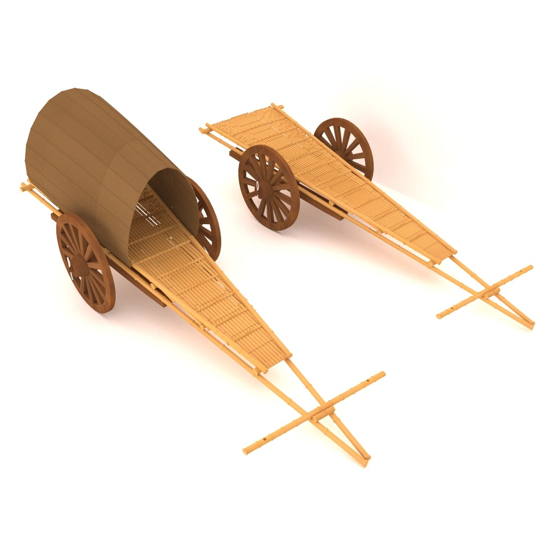 Cow carriage 3D model - TurboSquid 1510287