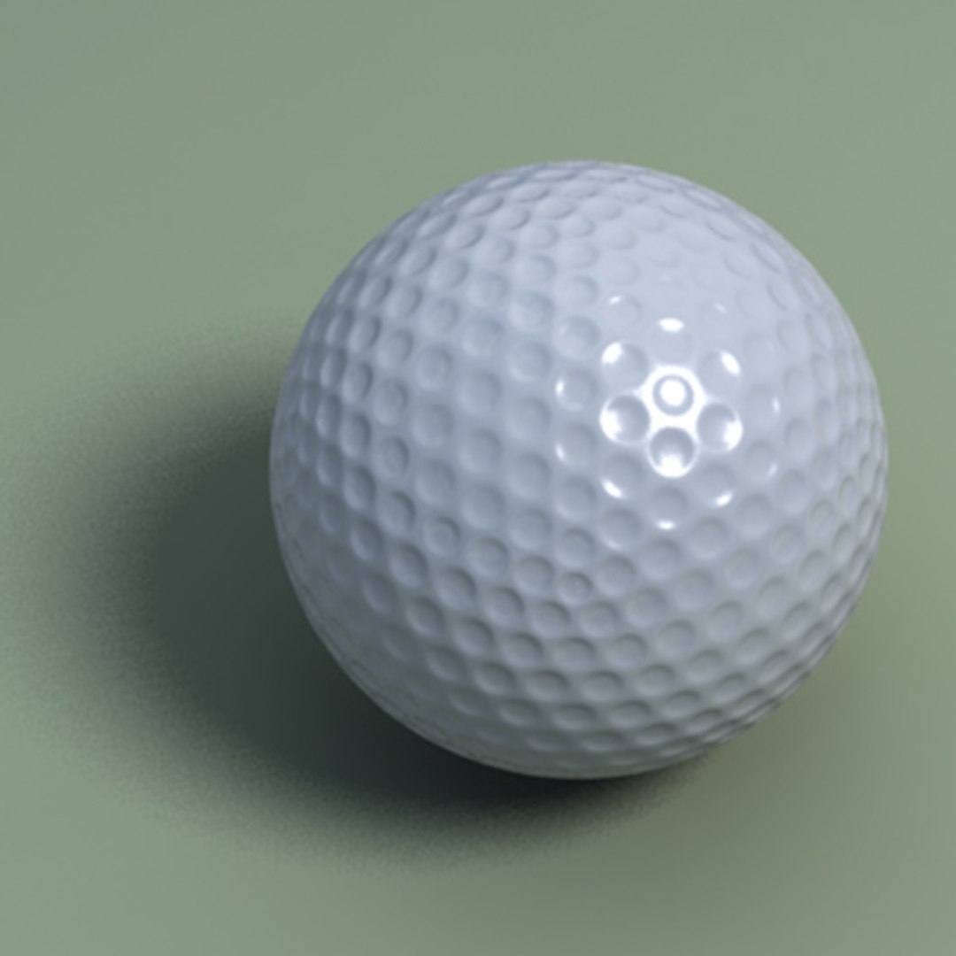 Golf Ball 3d Model