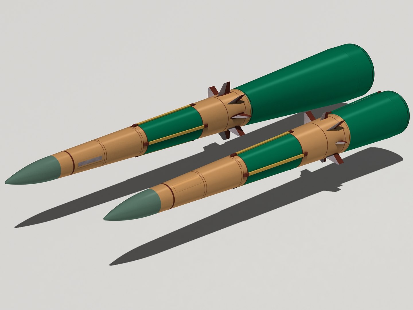 9m83 Missiles S-300v 3d Model