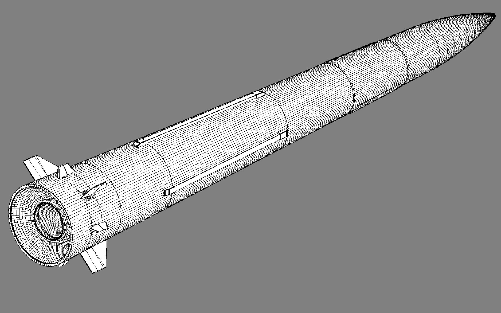 9m83 Missiles S-300v 3d Model