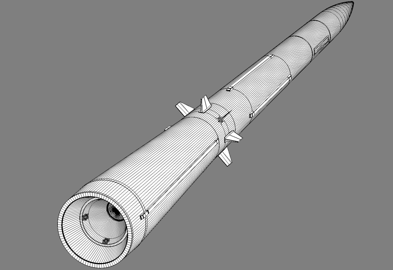 9m83 Missiles S-300v 3d Model