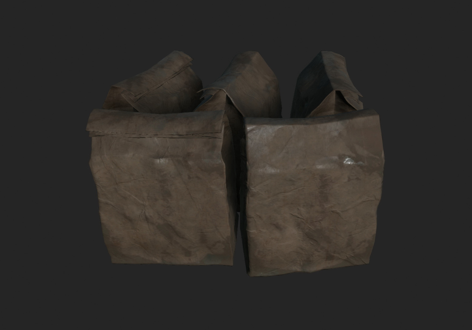 Paper bag old model - TurboSquid 1675348