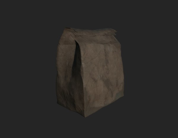 Paper bag old model - TurboSquid 1675348