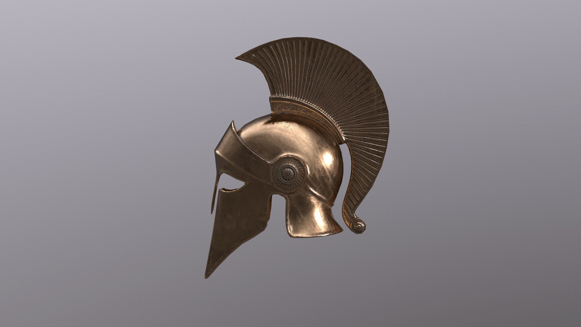 3D Model Greek Helmet - TurboSquid 1371693