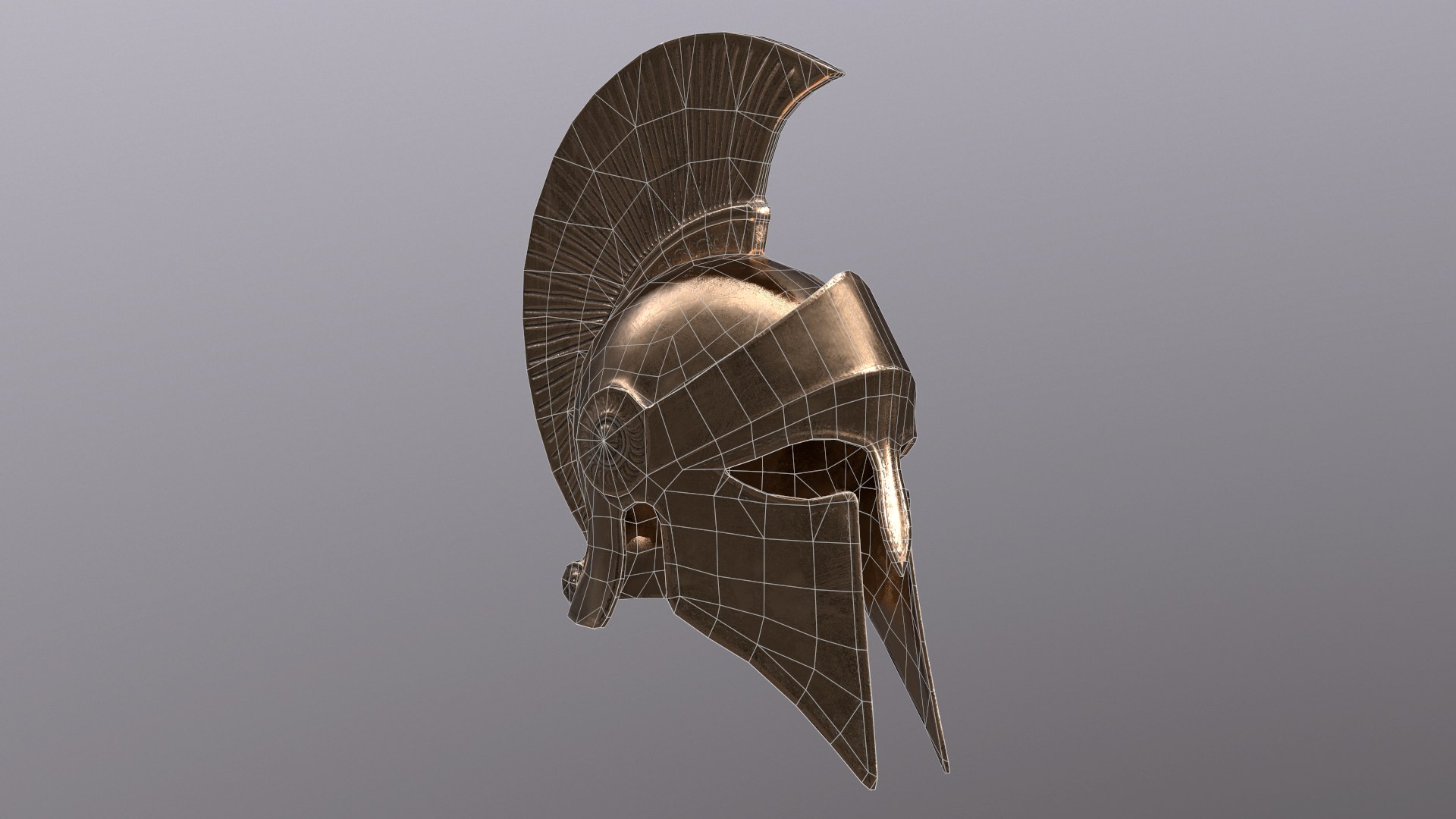 3D Model Greek Helmet - TurboSquid 1371693