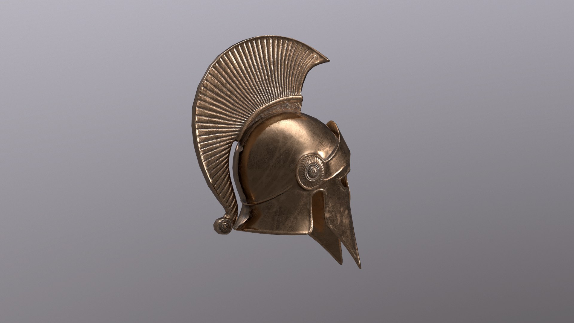 3D Model Greek Helmet - TurboSquid 1371693