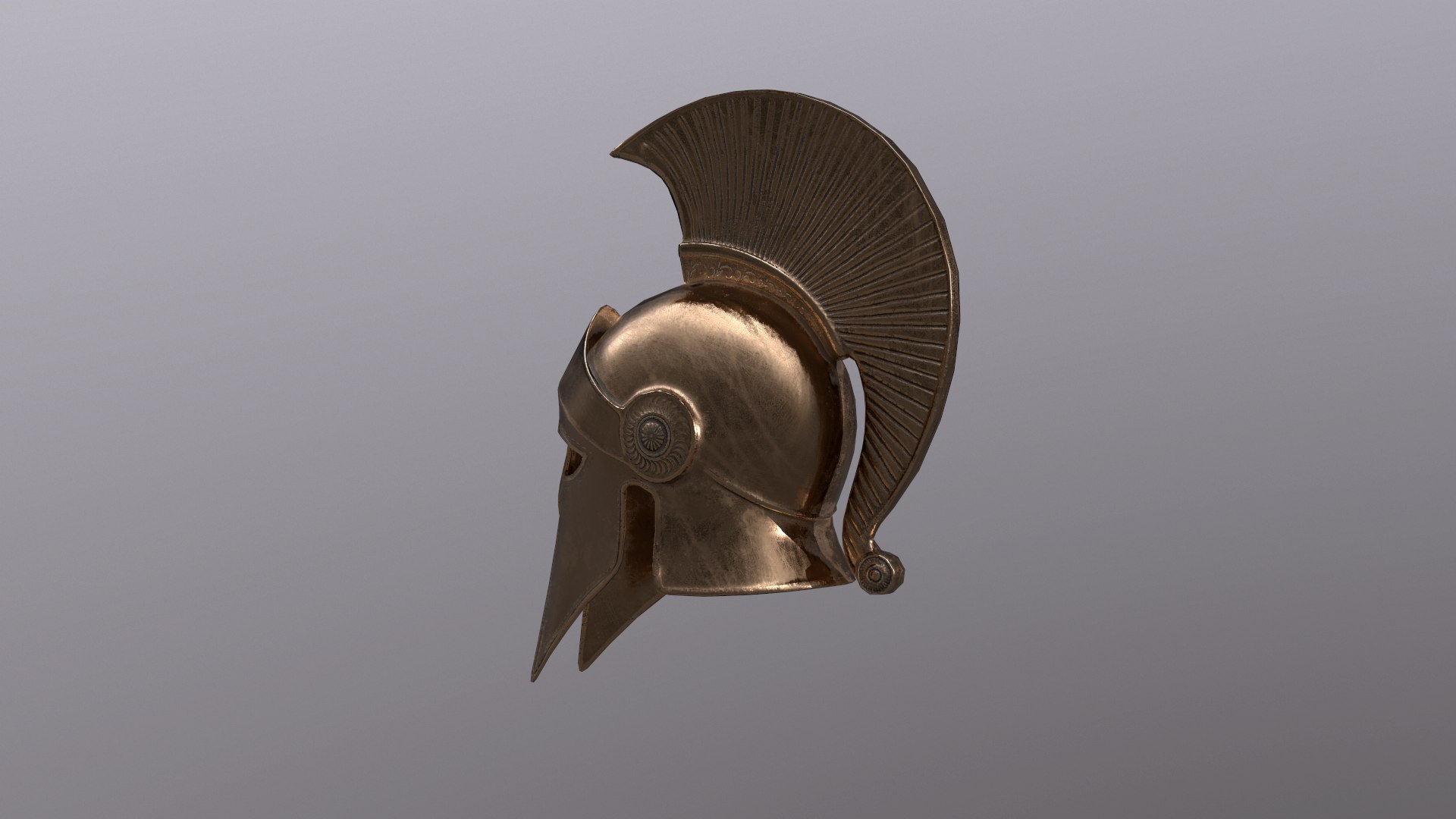 3D Model Greek Helmet - TurboSquid 1371693
