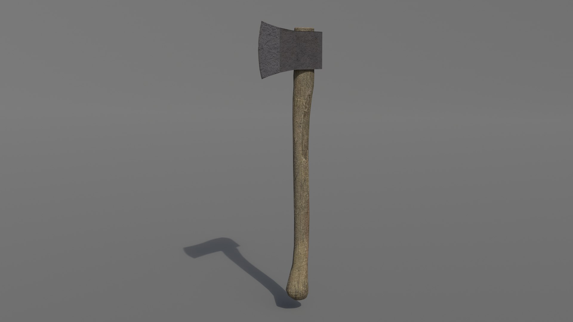 3D One Hand Axe Low Poly - TurboSquid 1784437