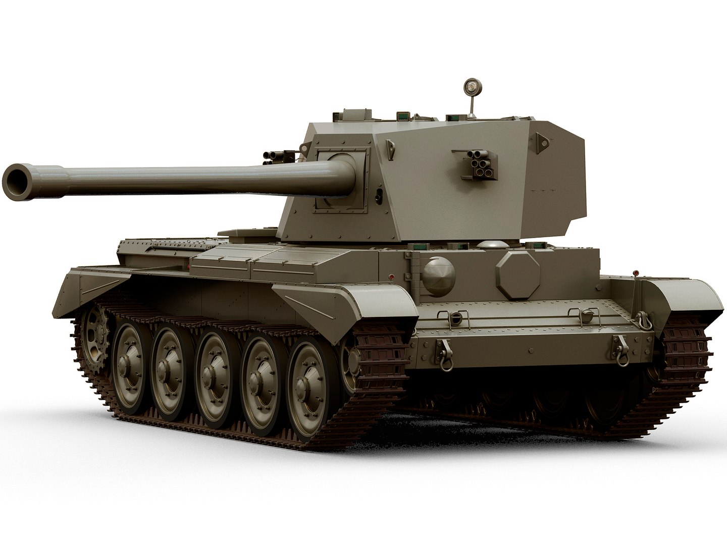 3D Charioteer FV4101 Tank - TurboSquid 2200116