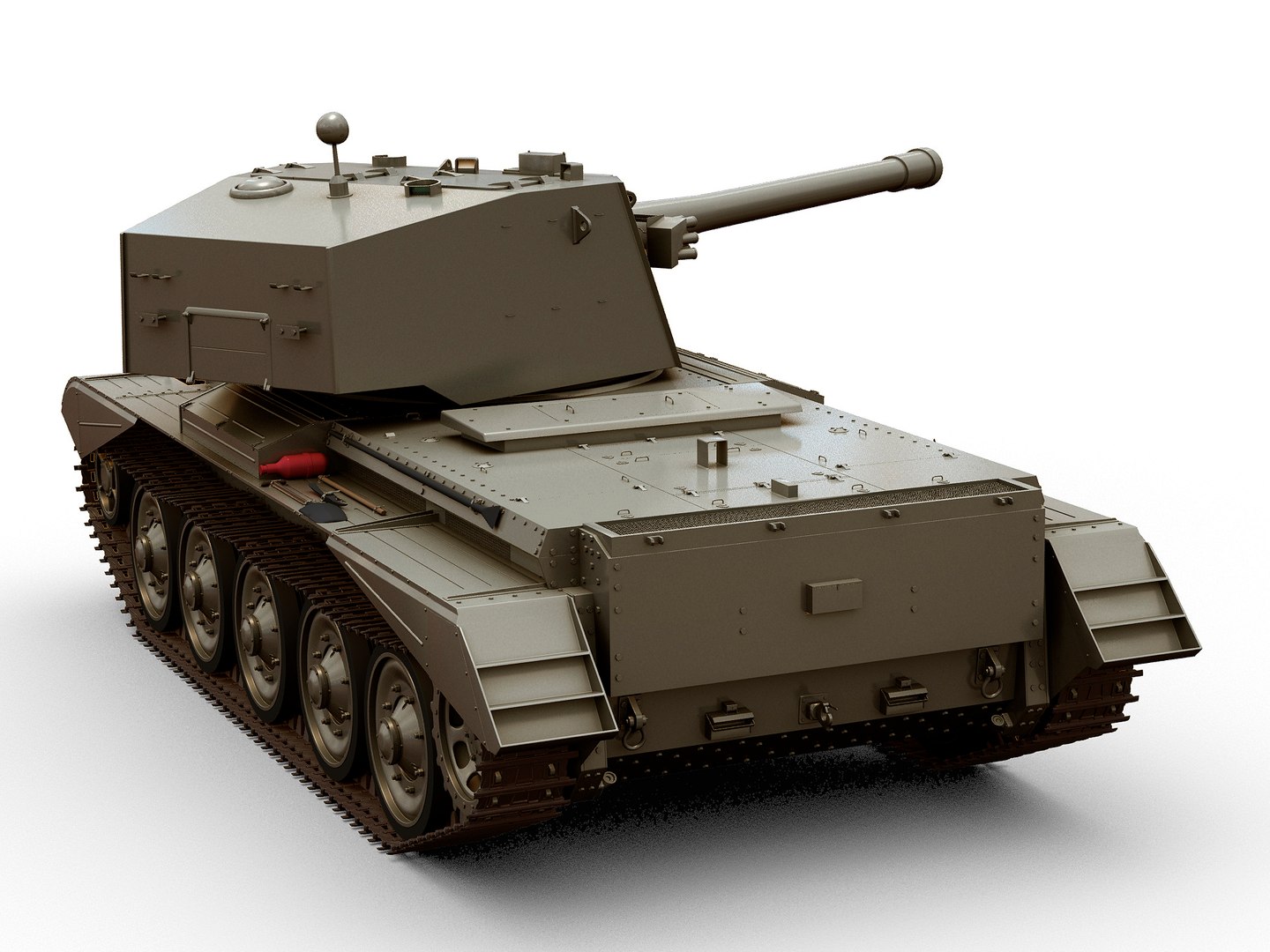 3D Charioteer FV4101 Tank - TurboSquid 2200116