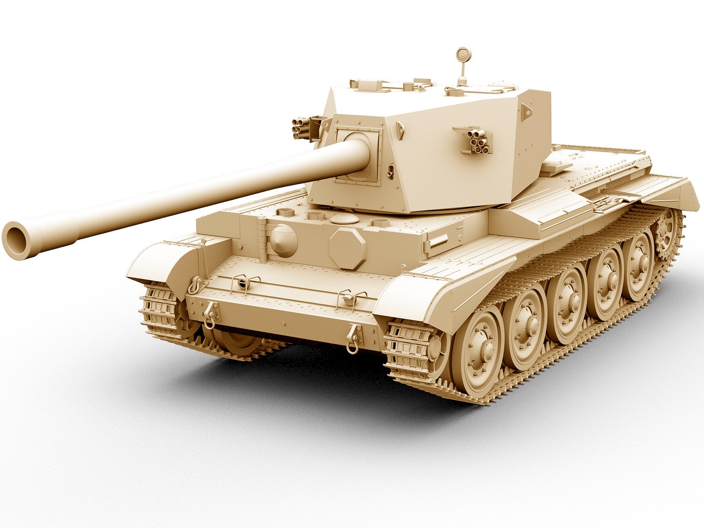 3D Charioteer FV4101 Tank - TurboSquid 2200116