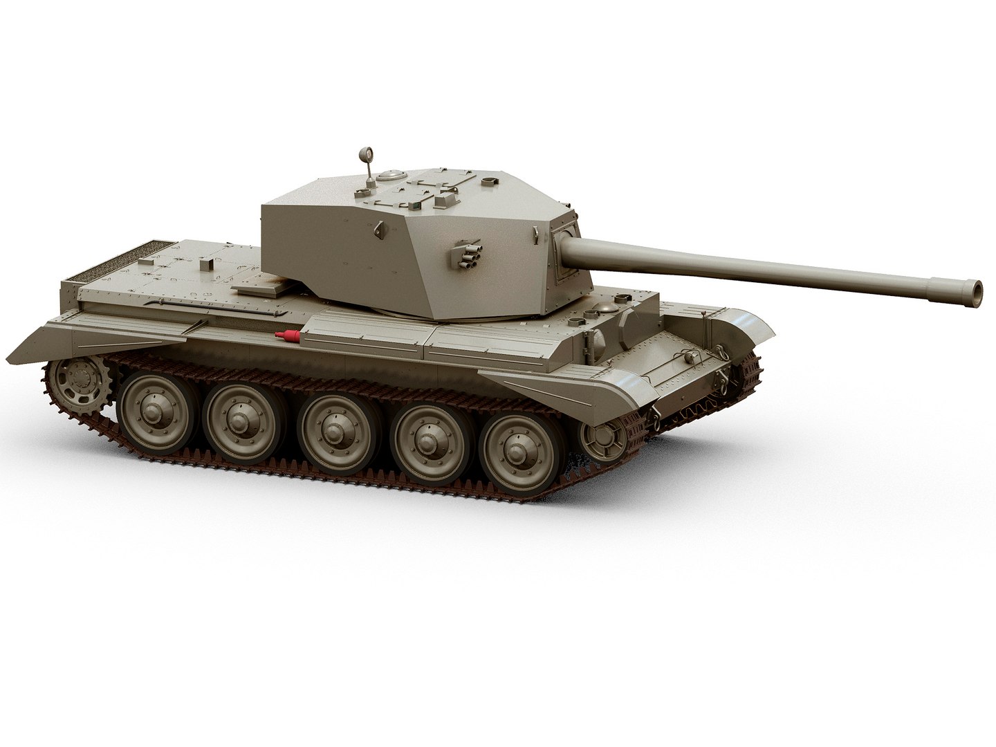 3D Charioteer FV4101 Tank - TurboSquid 2200116