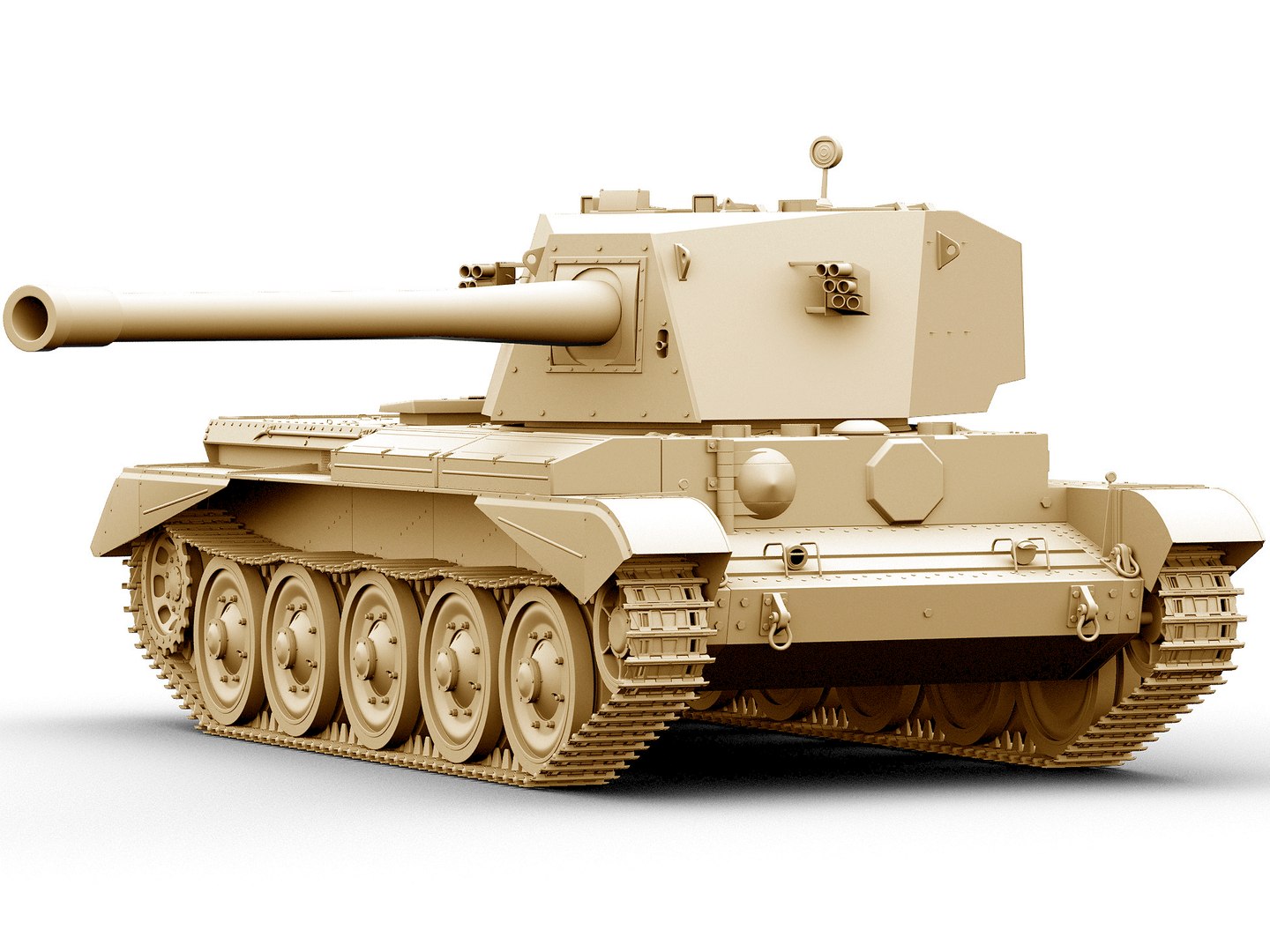 3D Charioteer FV4101 Tank - TurboSquid 2200116