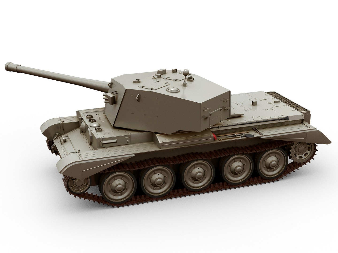 3D Charioteer FV4101 Tank - TurboSquid 2200116