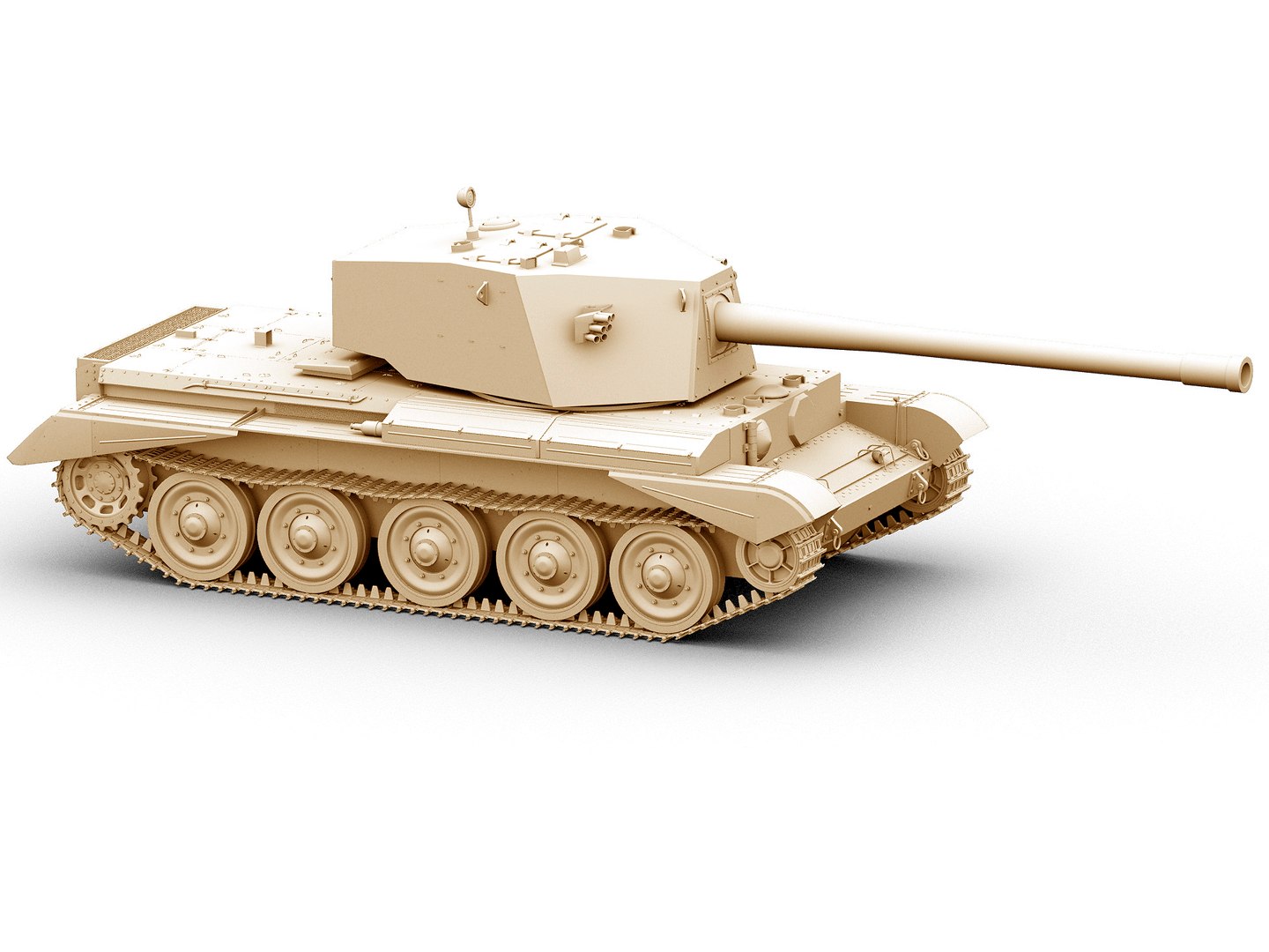 3D Charioteer FV4101 Tank - TurboSquid 2200116