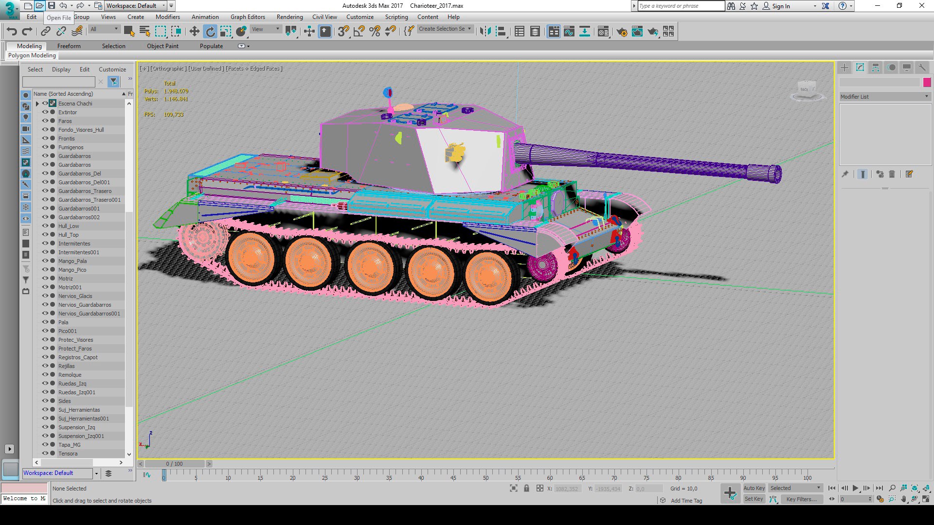 3D Charioteer FV4101 Tank - TurboSquid 2200116