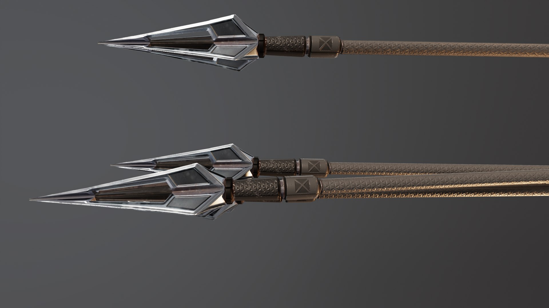 3D Sci-Fi Arrows Model - TurboSquid 2279160