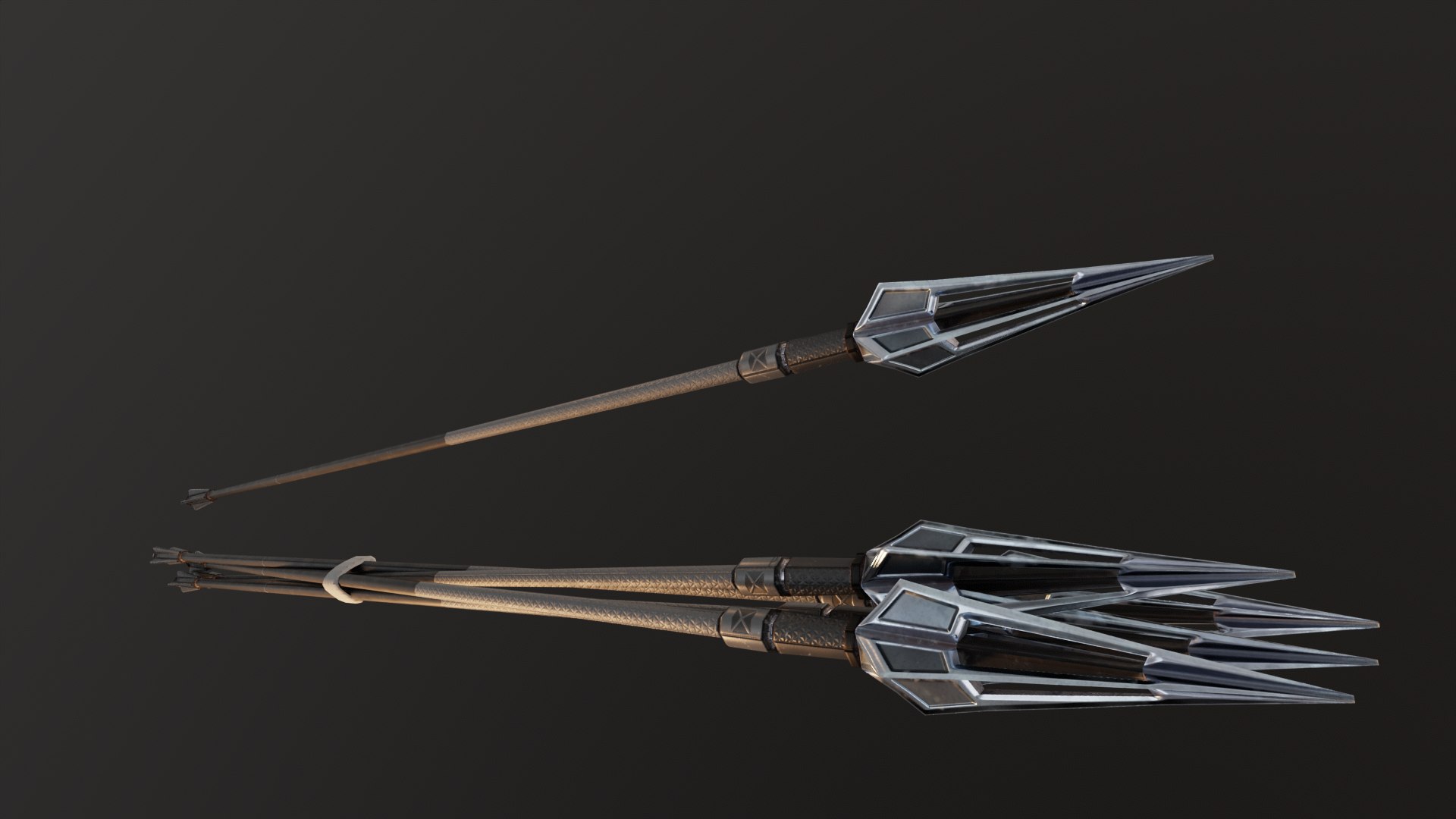 3D Sci-Fi Arrows Model - TurboSquid 2279160