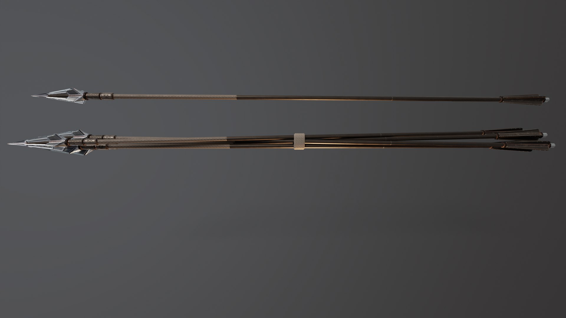 3D Sci-Fi Arrows Model - TurboSquid 2279160
