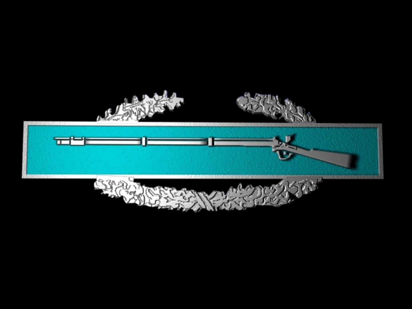 3d Model Combat Infantrymans Badge Infantry
