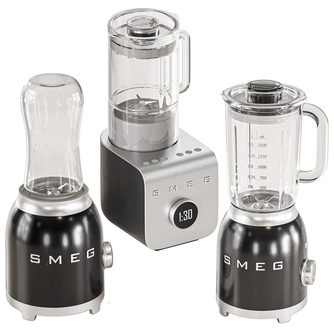 3D Model Kitchen Appliance005-SMEG Blenders - TurboSquid 2455170