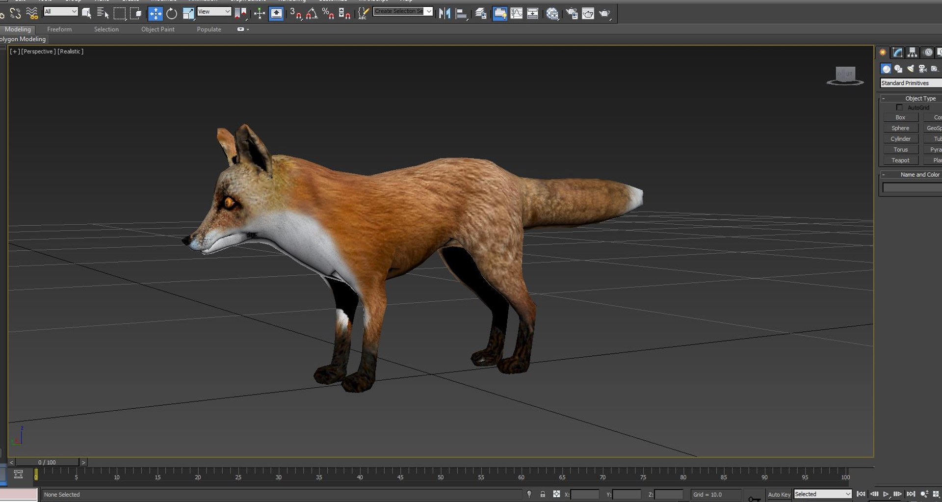 Fox Rigged 3D Model - TurboSquid 1205850