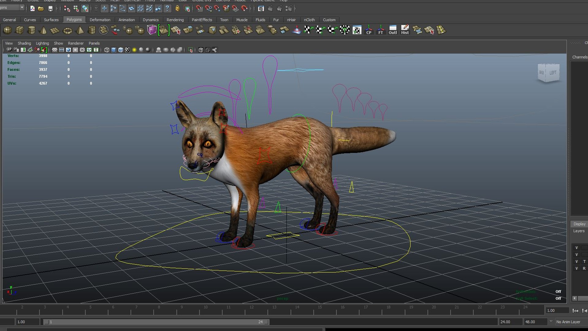 Fox Rigged 3D Model - TurboSquid 1205850