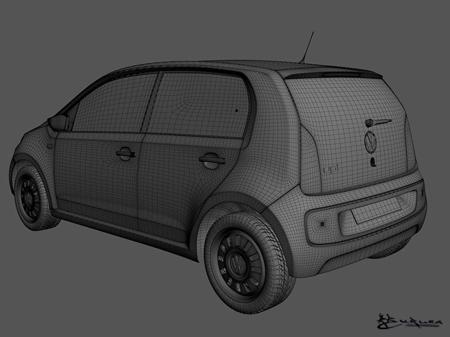volkswagen up! 5door 2013 3d model
