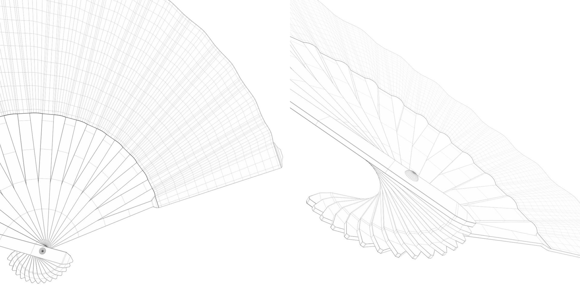 3D Folding Fan Model - TurboSquid 1386619