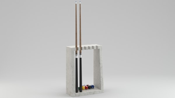 3D model billiard stick rack 02 - TurboSquid 1647796