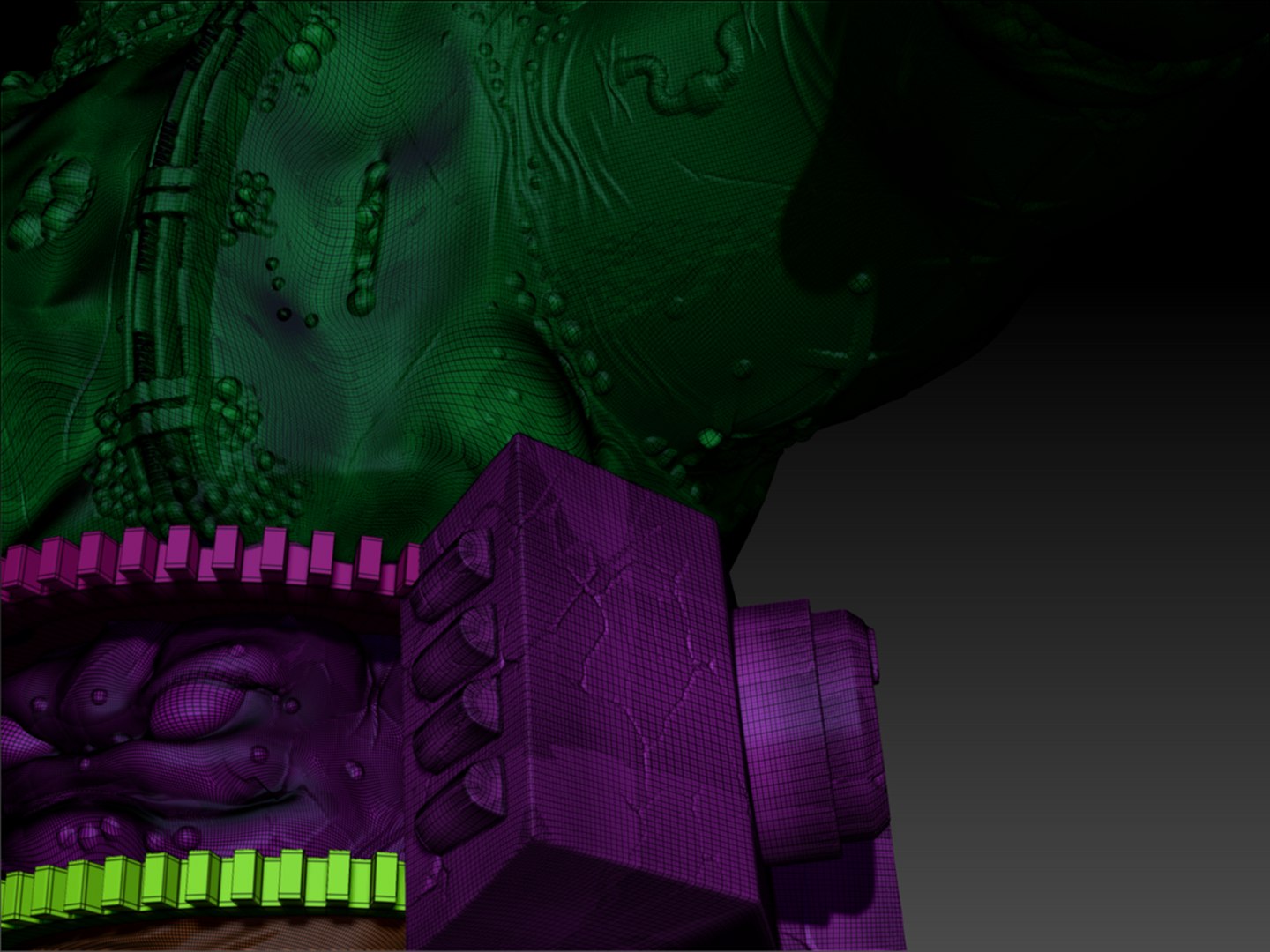 Krang Android Body Static Figure Model - TurboSquid 2221071