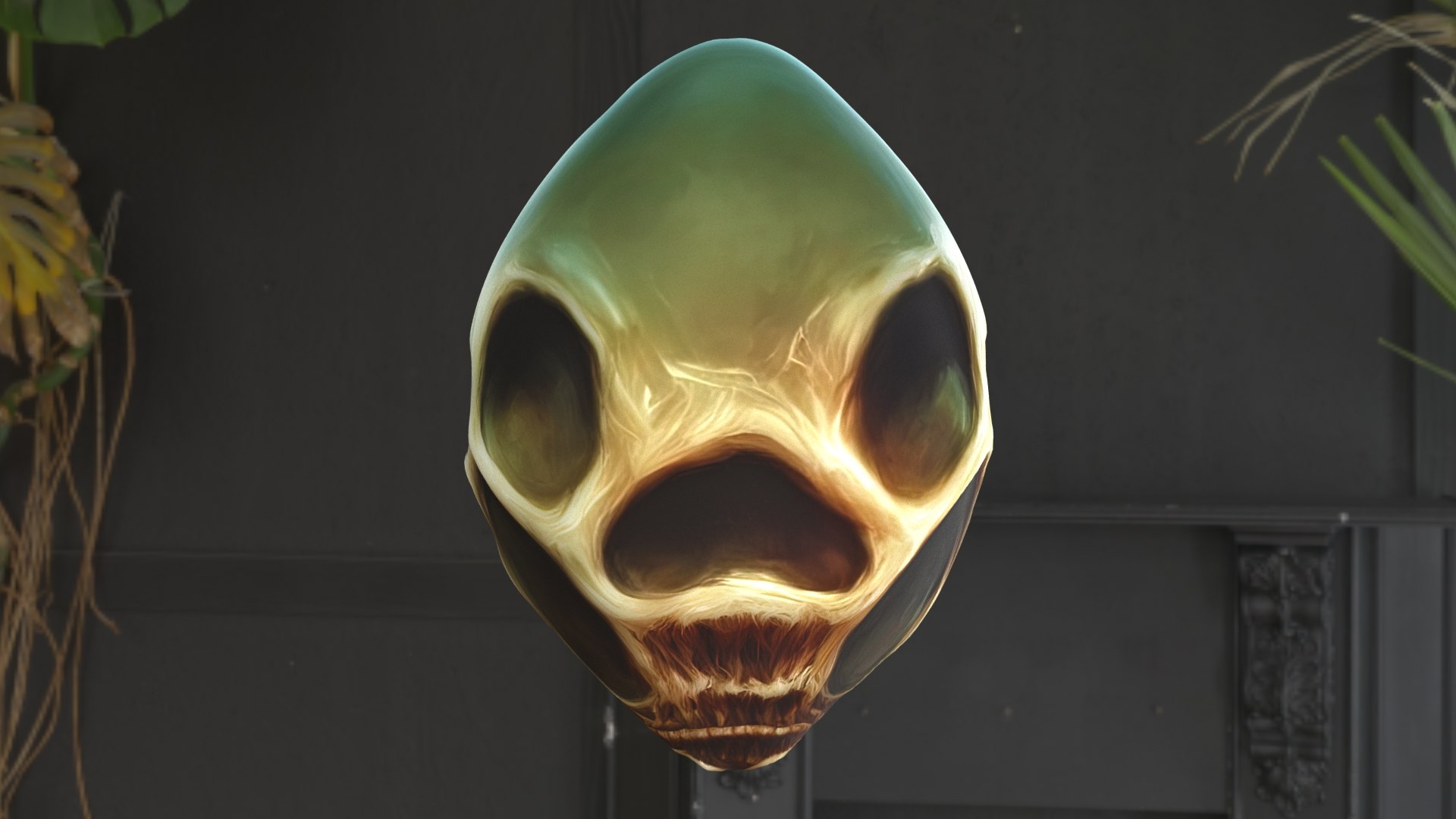 Alien Bone Egg 3D - TurboSquid 1970609