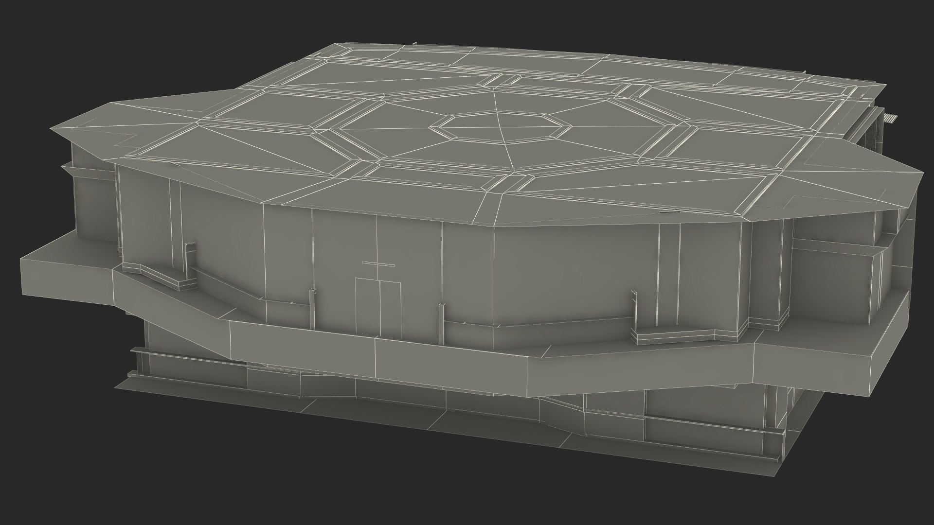 3D Mission Control Center Moscow for International Space Station model ...