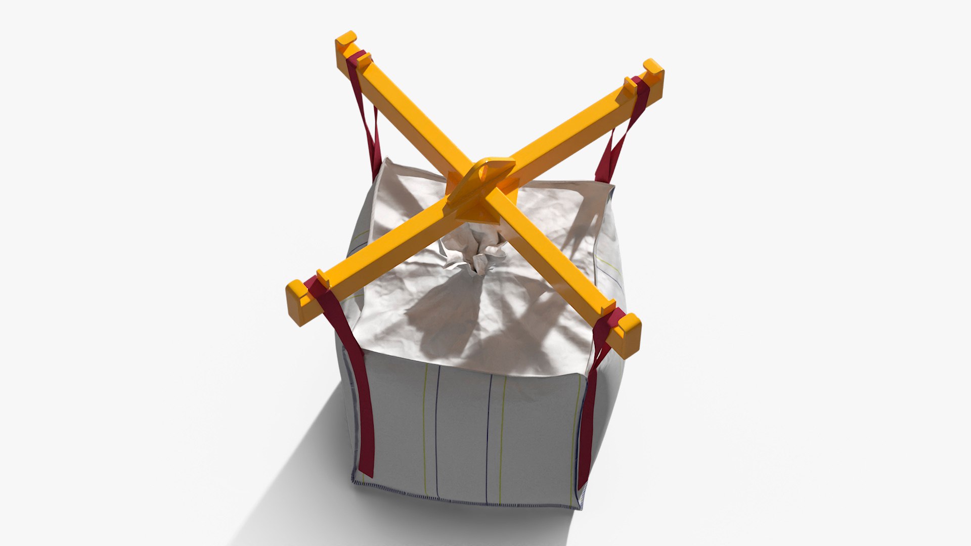 3D 1 Ton Bulk Bag With Lifting Frame - TurboSquid 2315024