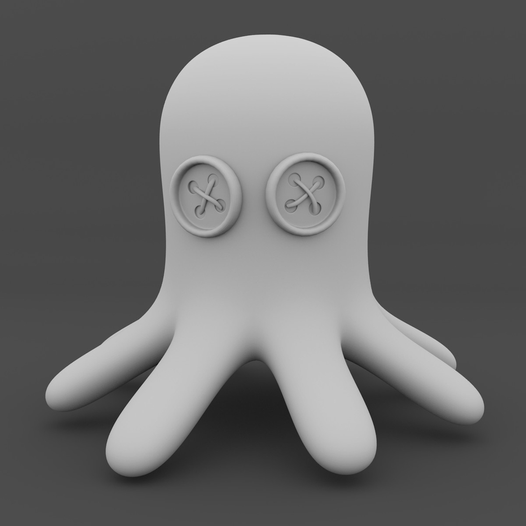 octopus toy 3d model