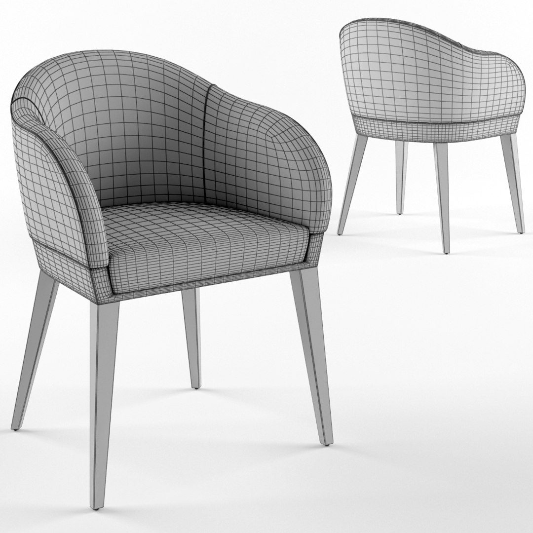 Agata Easy Chair Model - TurboSquid 1259035