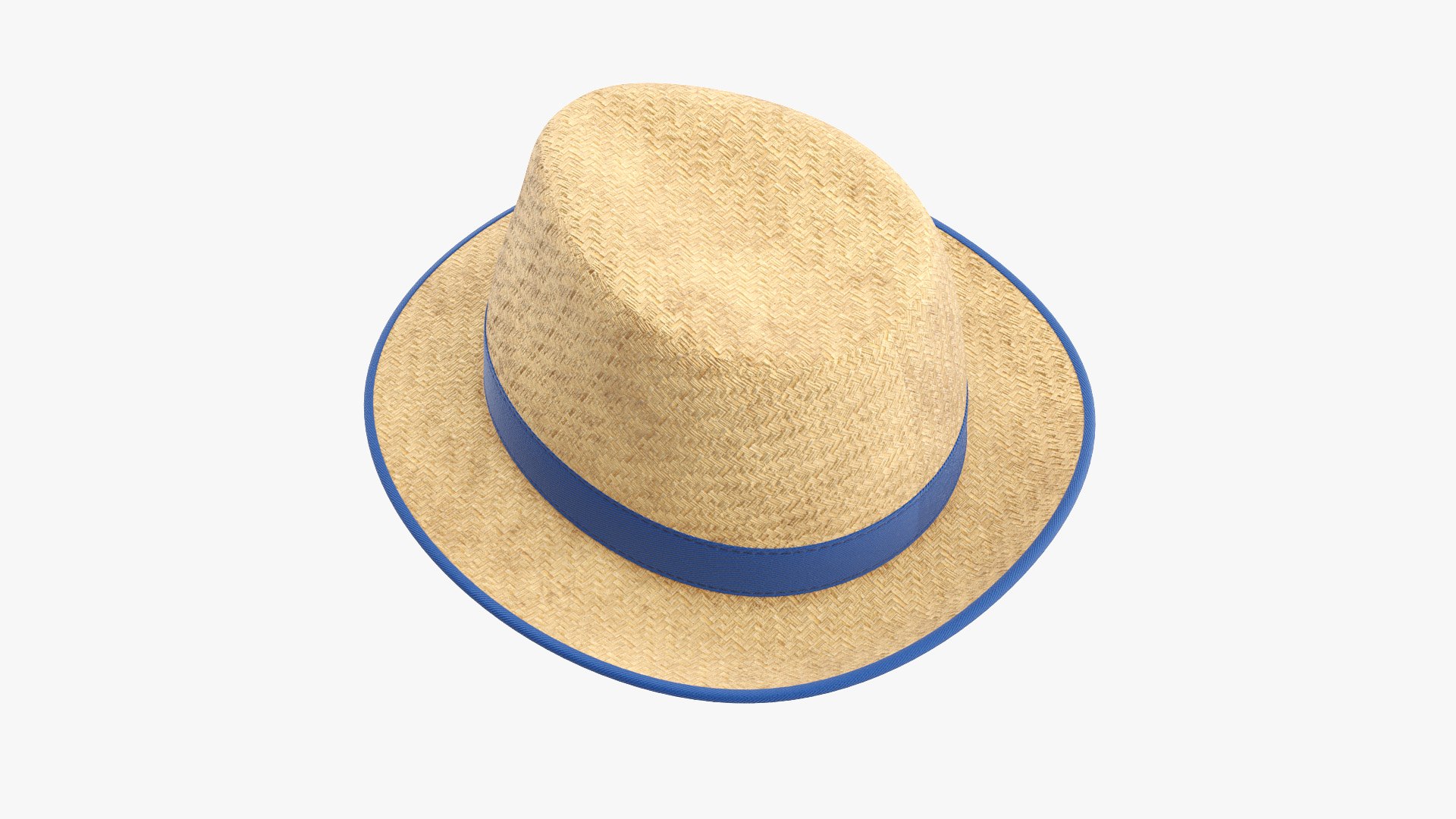 3D Model Straw Hat - TurboSquid 1533107