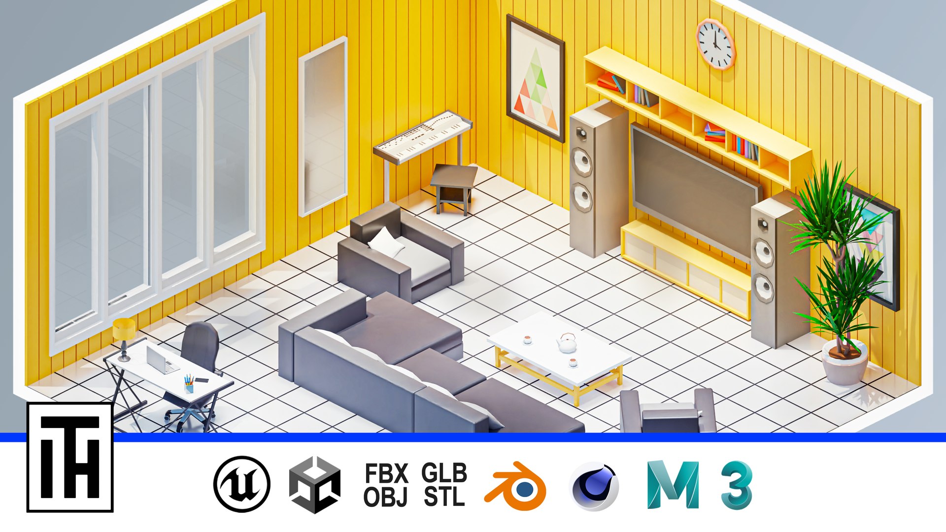 Room 81 3D Model - TurboSquid 2158389