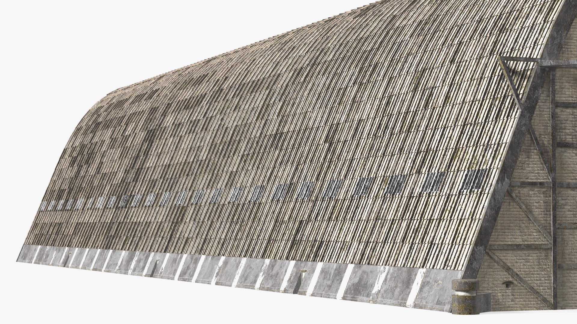 3D Old Zeppelin Hangar Model - TurboSquid 1875935