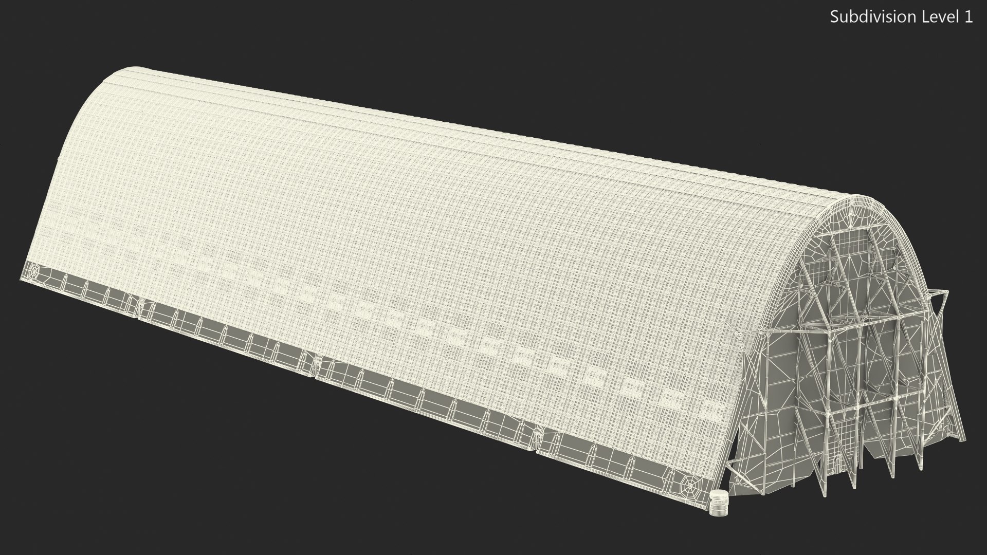 3D Old Zeppelin Hangar Model - TurboSquid 1875935