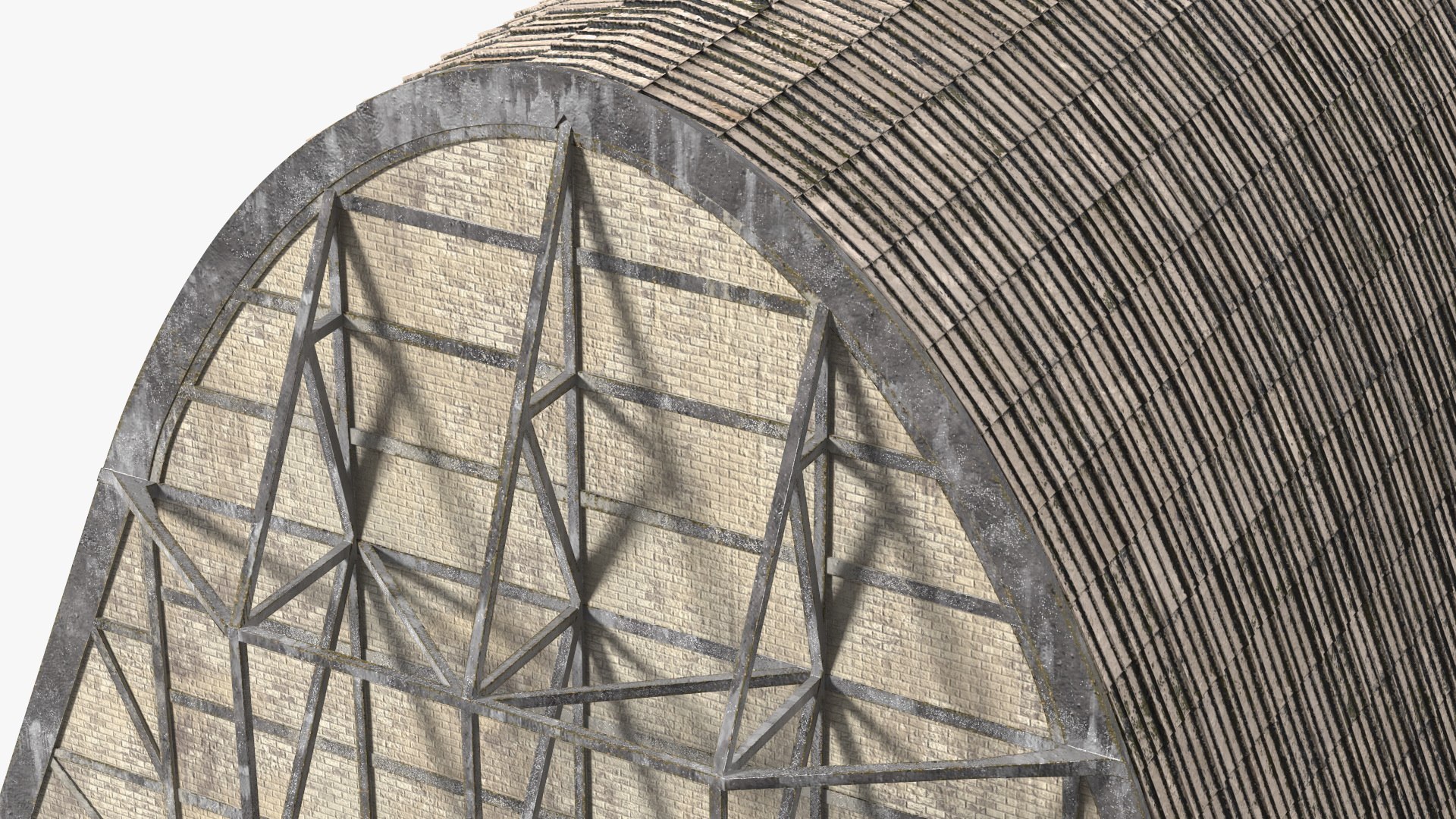 3D Old Zeppelin Hangar Model - TurboSquid 1875935