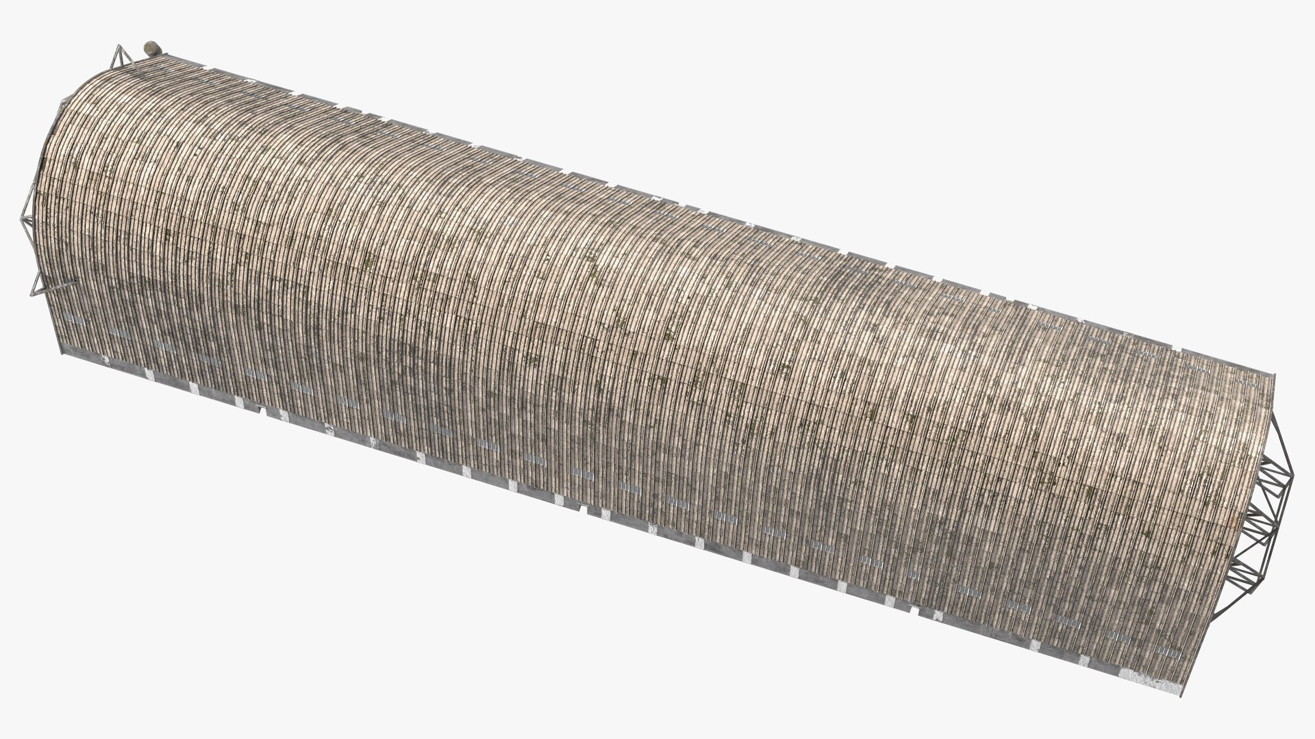 3D Old Zeppelin Hangar Model - TurboSquid 1875935