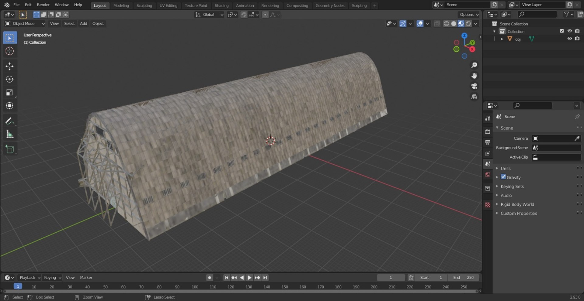 3D Old Zeppelin Hangar Model - TurboSquid 1875935