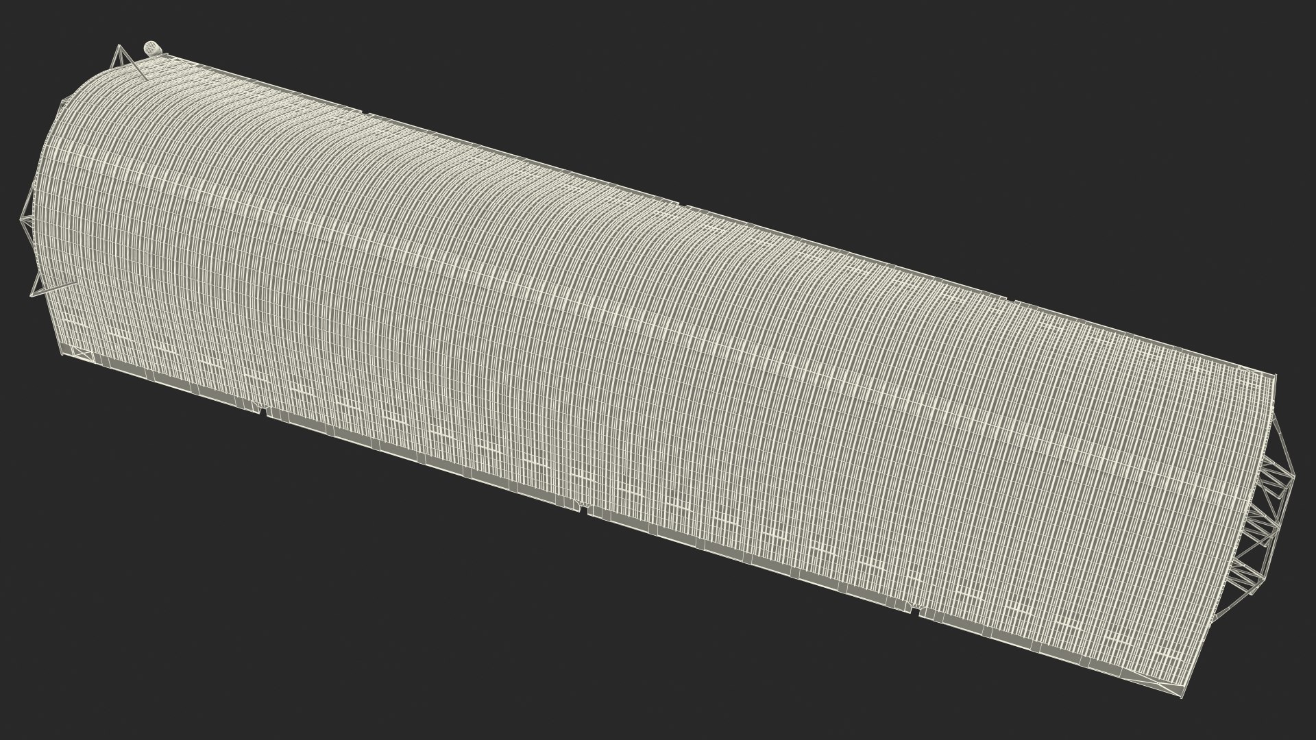 3D Old Zeppelin Hangar model - TurboSquid 1875935