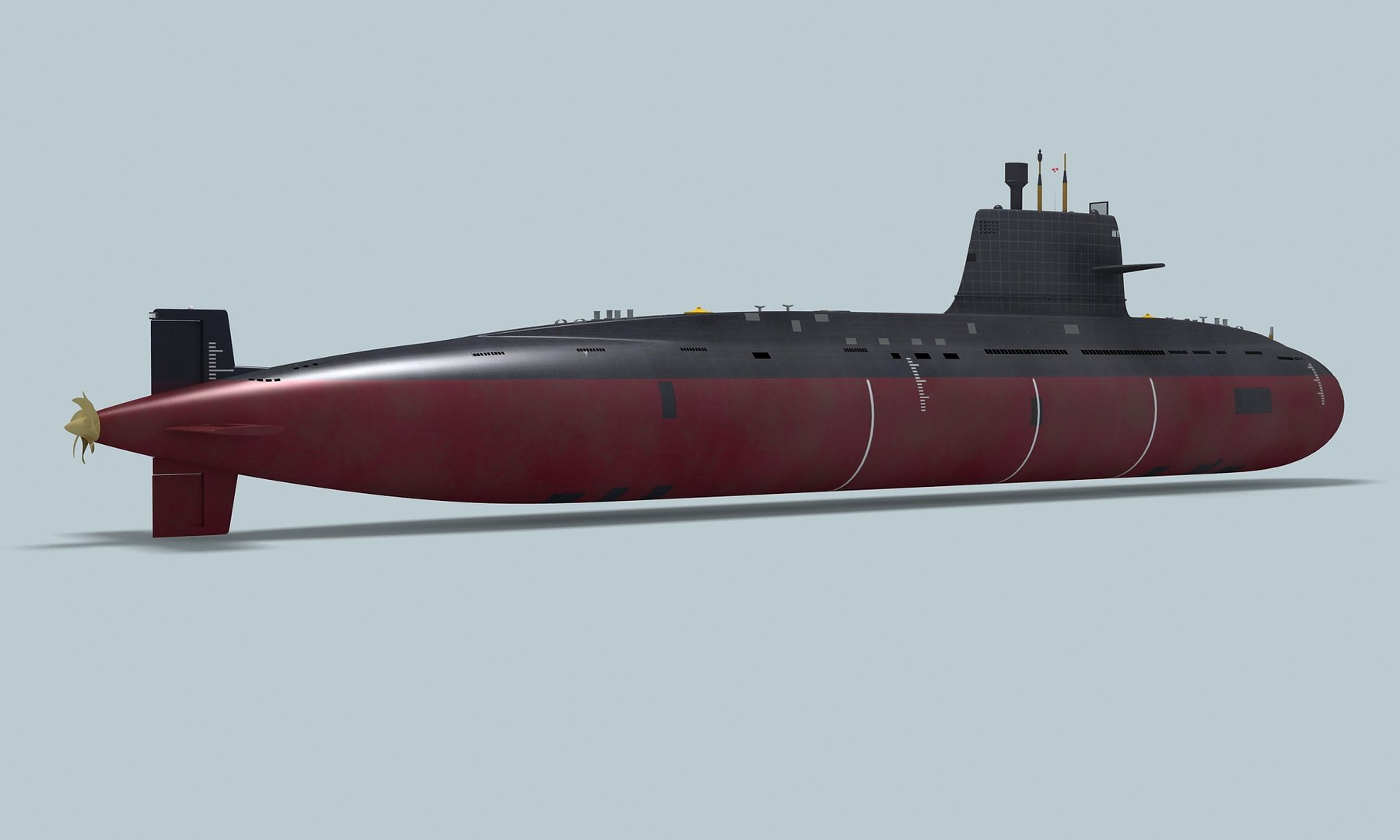 Type 093 Chinese Submarine 3D Model - TurboSquid 1344595